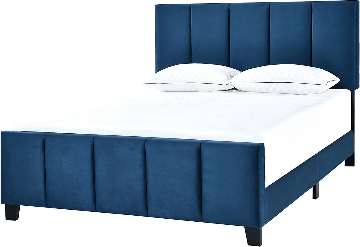 Aloreno Blue King Bed - Rooms To Go