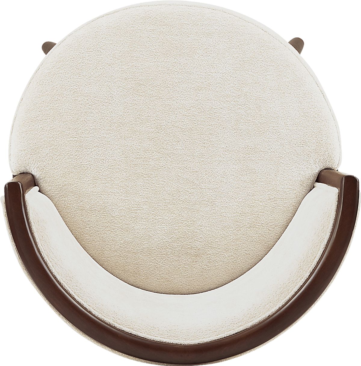 Alphadream I Cream Beige Chenille Fabric Counter Height Stool | Rooms to Go