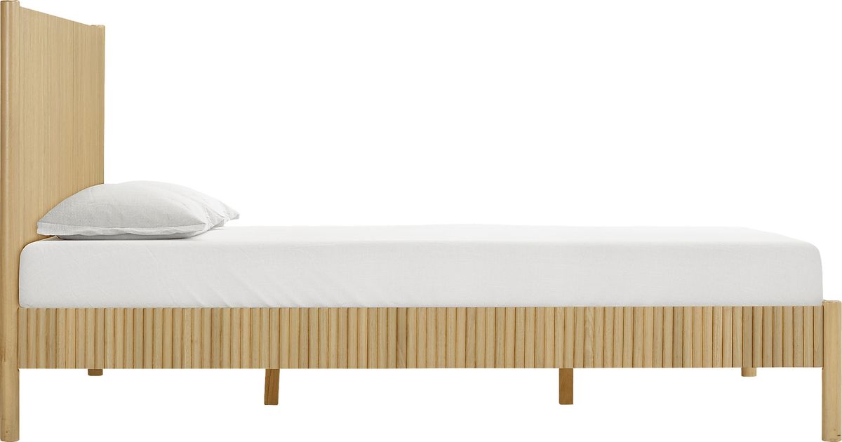 Alpiten Brown Dark Wood King Bed | Rooms to Go