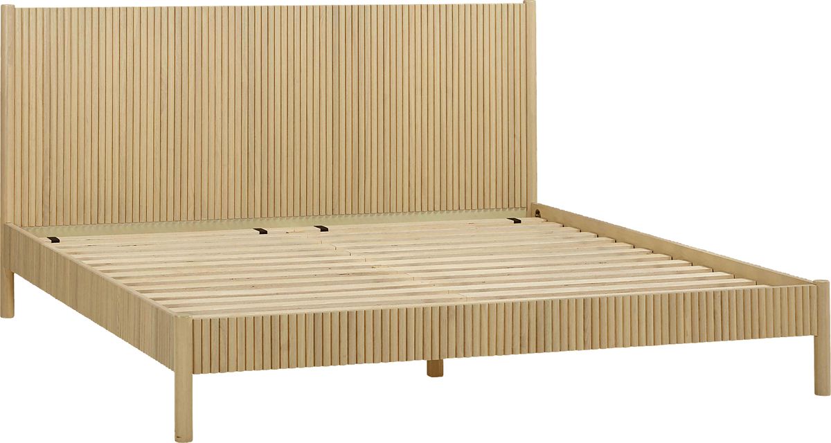 Alpiten Brown Dark Wood King Bed | Rooms to Go