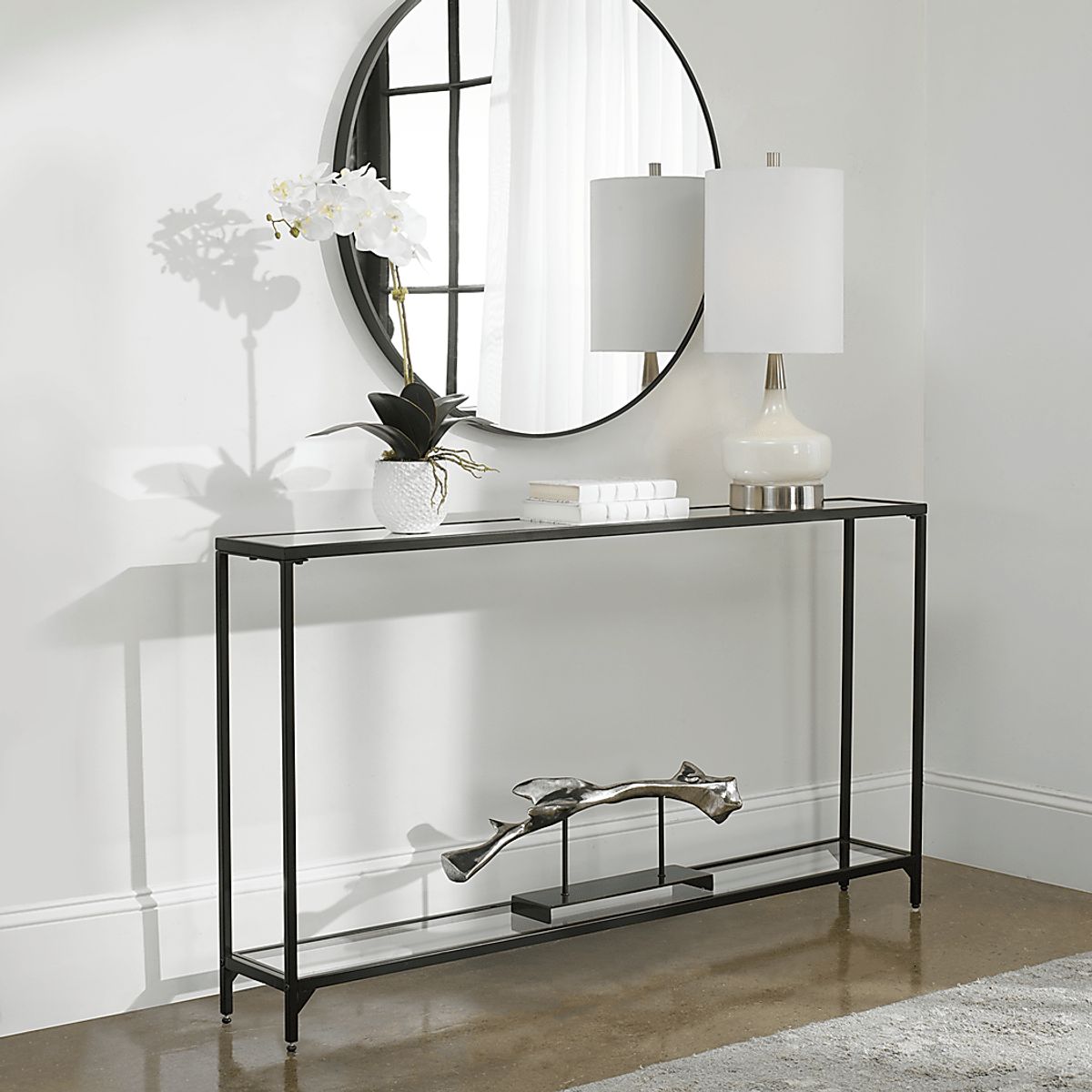 Altora Black Console Table | Rooms to Go