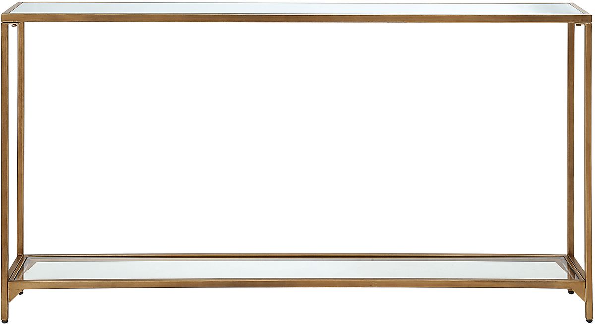 Altora Gold Yellow Console Table | Rooms to Go