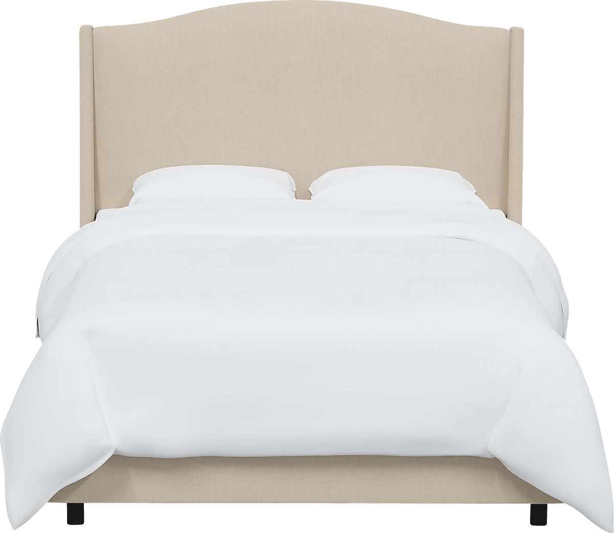 Alvena Beige Linen,Polyester Fabric Queen Bed | Rooms to Go