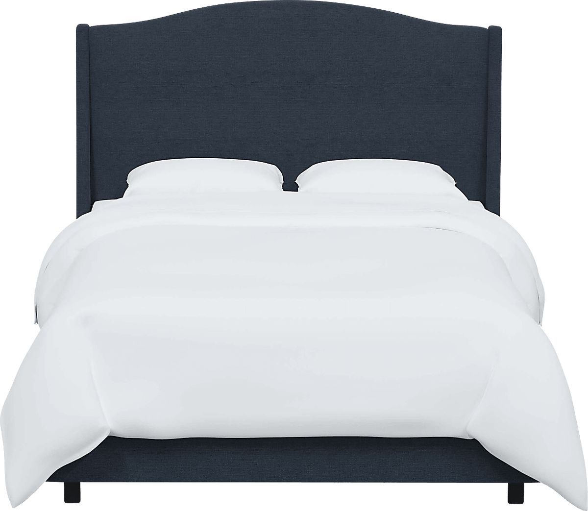 Alvena Blue Linen,Polyester Fabric King Bed | Rooms to Go