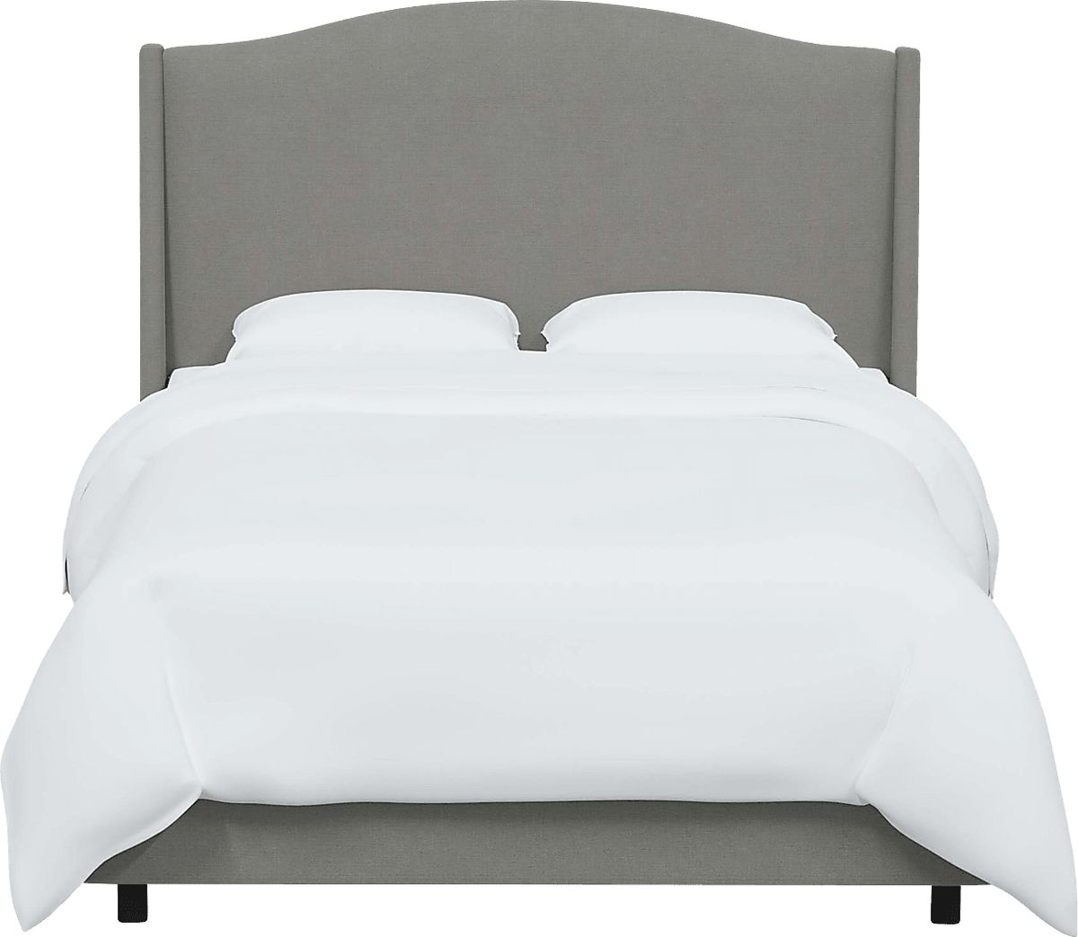 Alvena Gray Linen,Polyester Fabric California King Bed | Rooms to Go