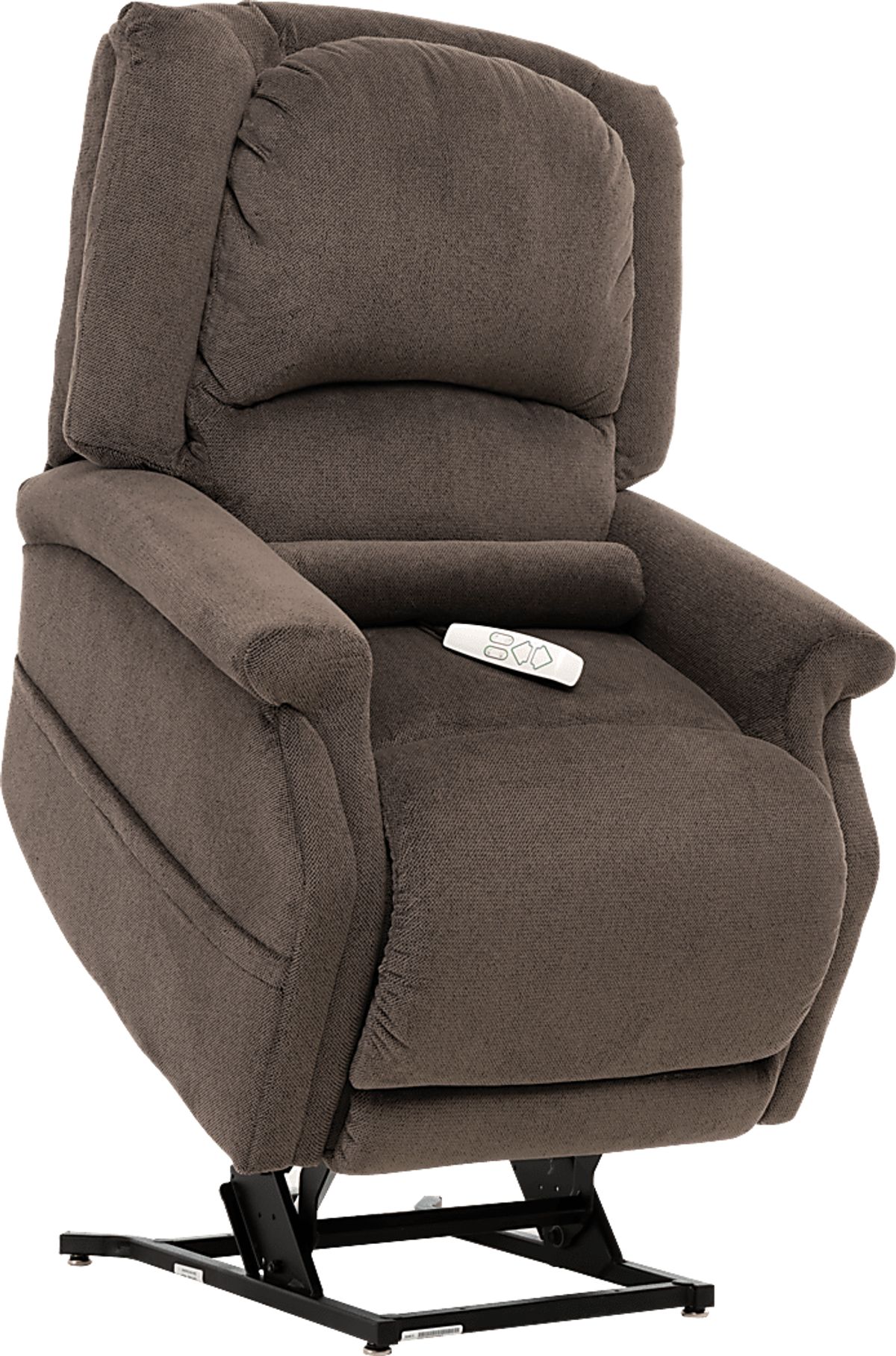 Amabell Gray Polyester Fabric Power Lift Recliner | Rooms to Go