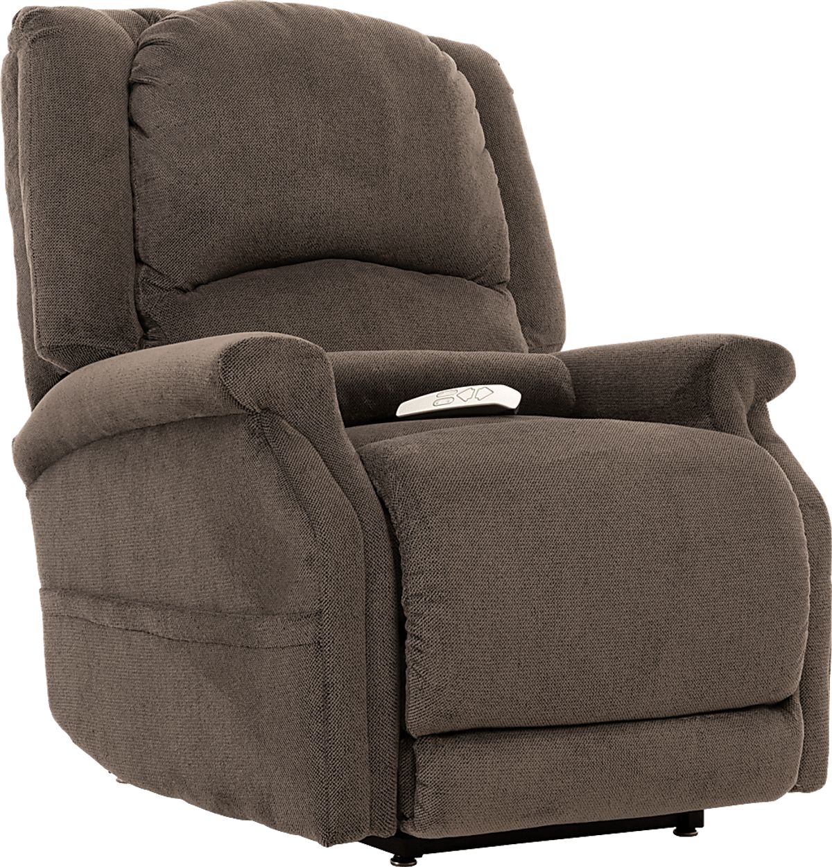 Amabell Gray Polyester Fabric Power Lift Recliner | Rooms to Go