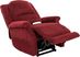 Amabell Red Polyester Fabric Power Lift Recliner - Rooms To Go