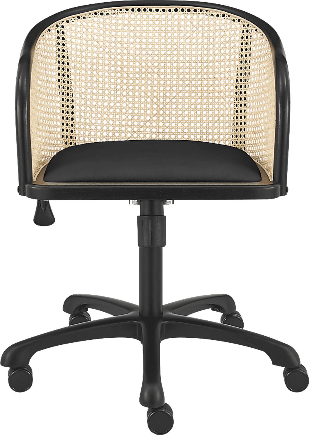 Amagro Black Velvet Plush Desk Chair | Rooms to Go