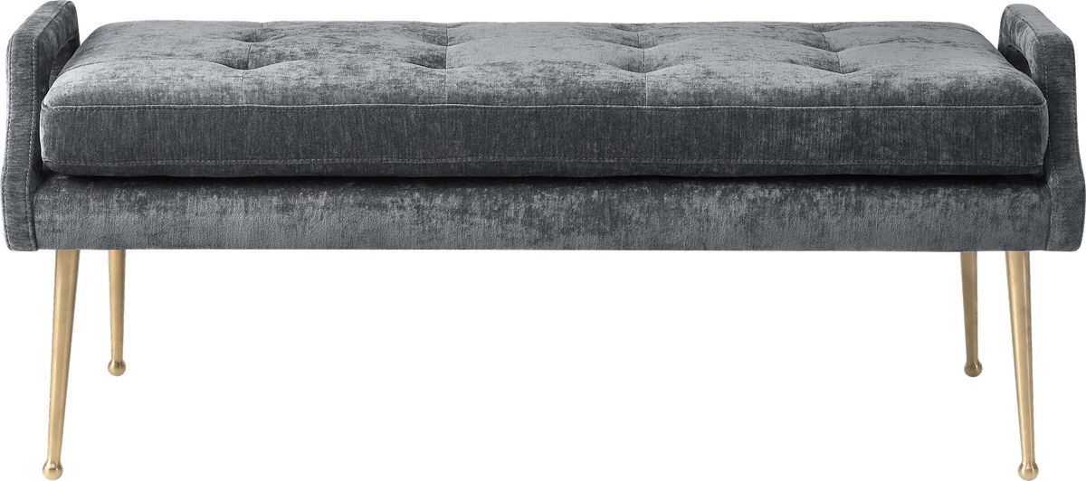 Amalea Gray Accent Bench | Rooms to Go
