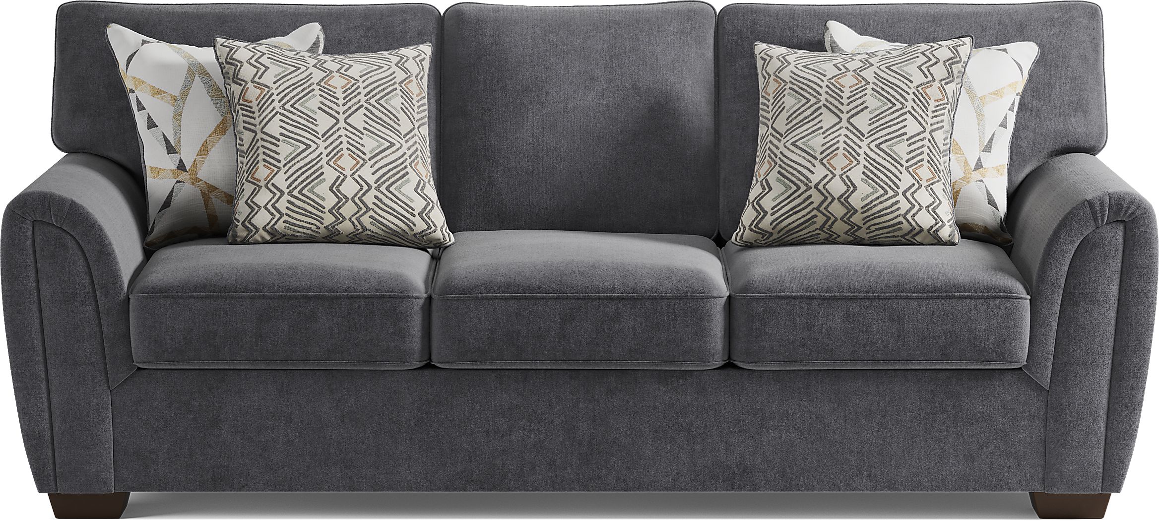 Amalie Gray Chenille Fabric Sleeper Sofa | Rooms to Go