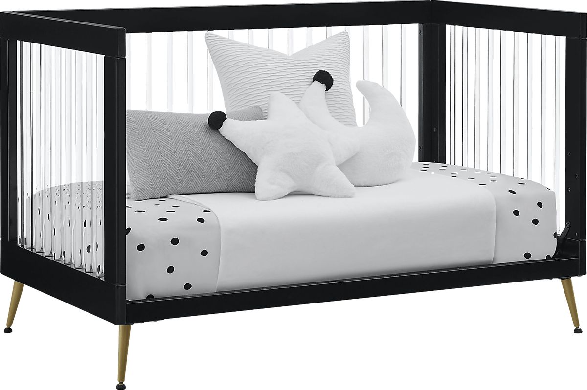 Amarine Black Black,Colors Convertible Crib | Rooms to Go