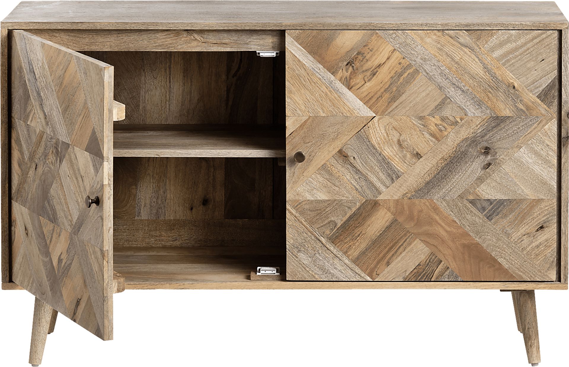 Ambazar Beige Colors,Light Wood,White Sideboard | Rooms to Go