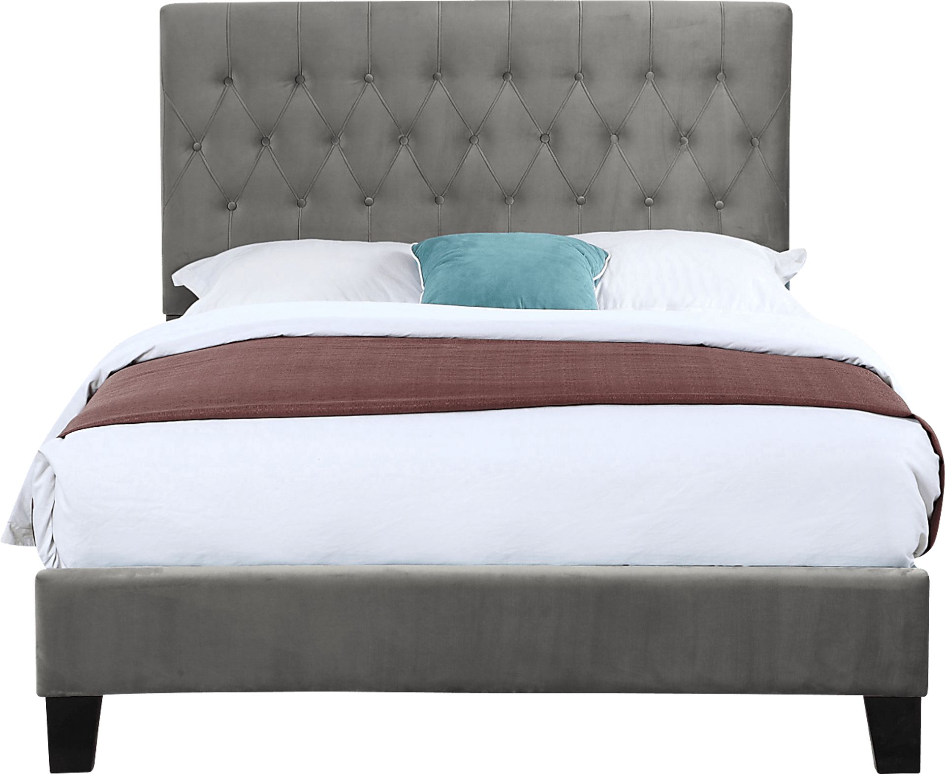 Ambiwood Gray Dark Full Bed | Rooms to Go