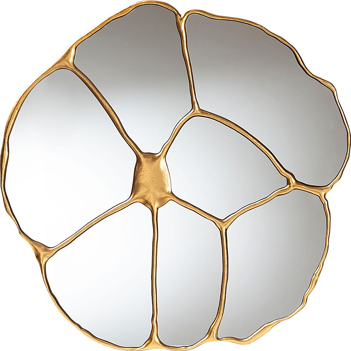 Amella Gold Colors,Metal Yellow Wall Mirror | Rooms to Go