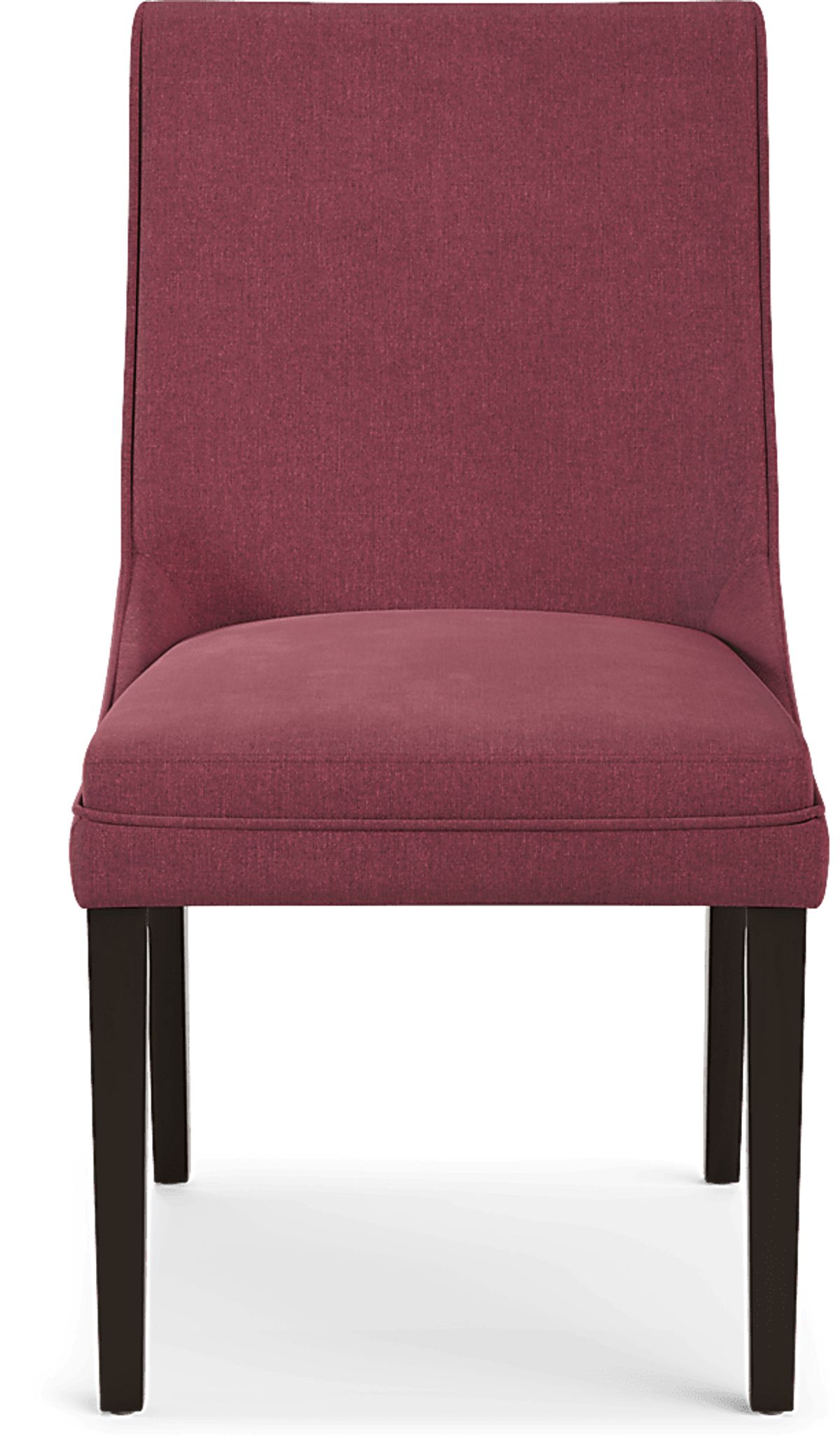 Amhearst Brown Dark Wood Red Side Chair | Rooms to Go