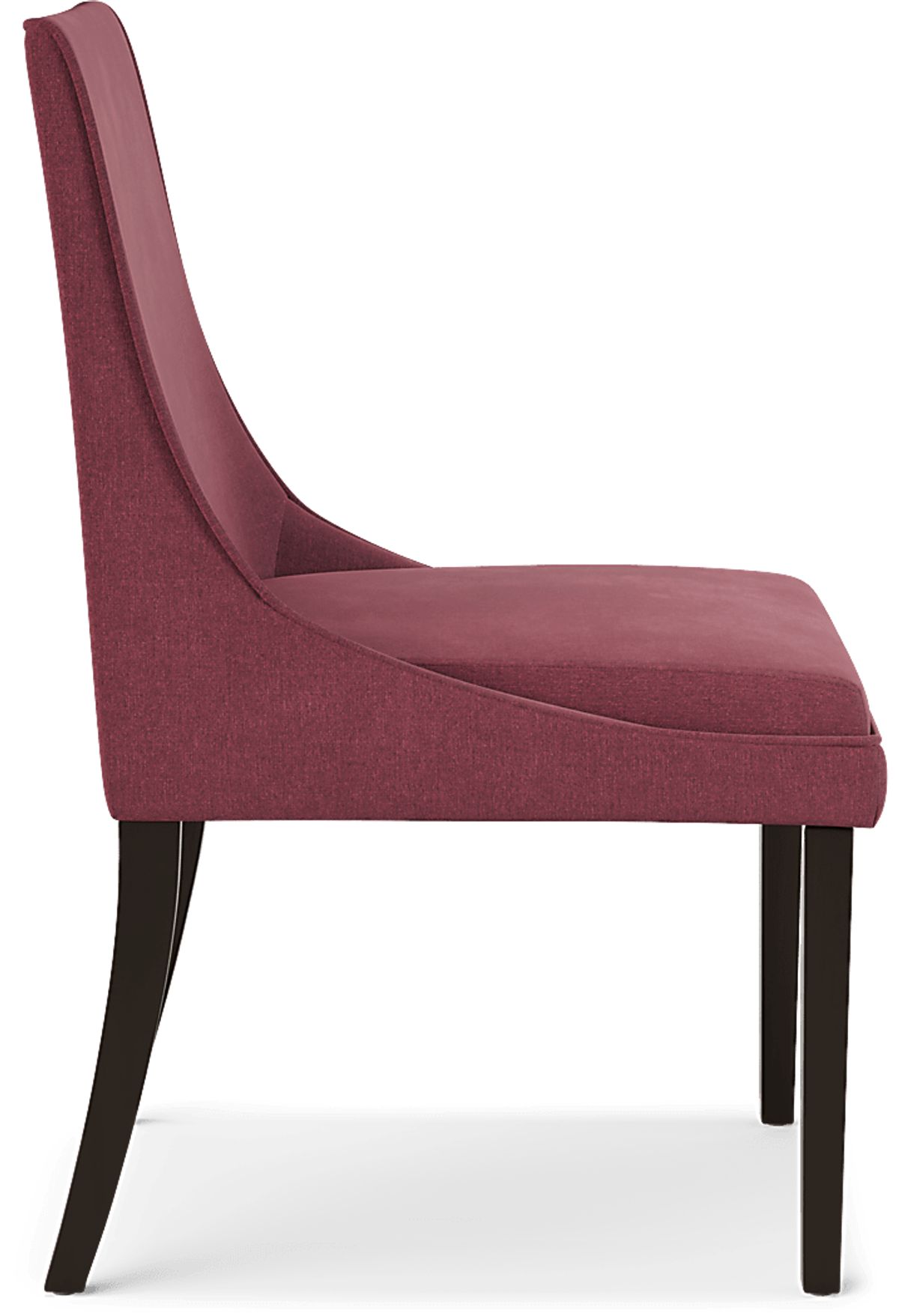 Amhearst Brown Dark Wood Red Side Chair | Rooms to Go