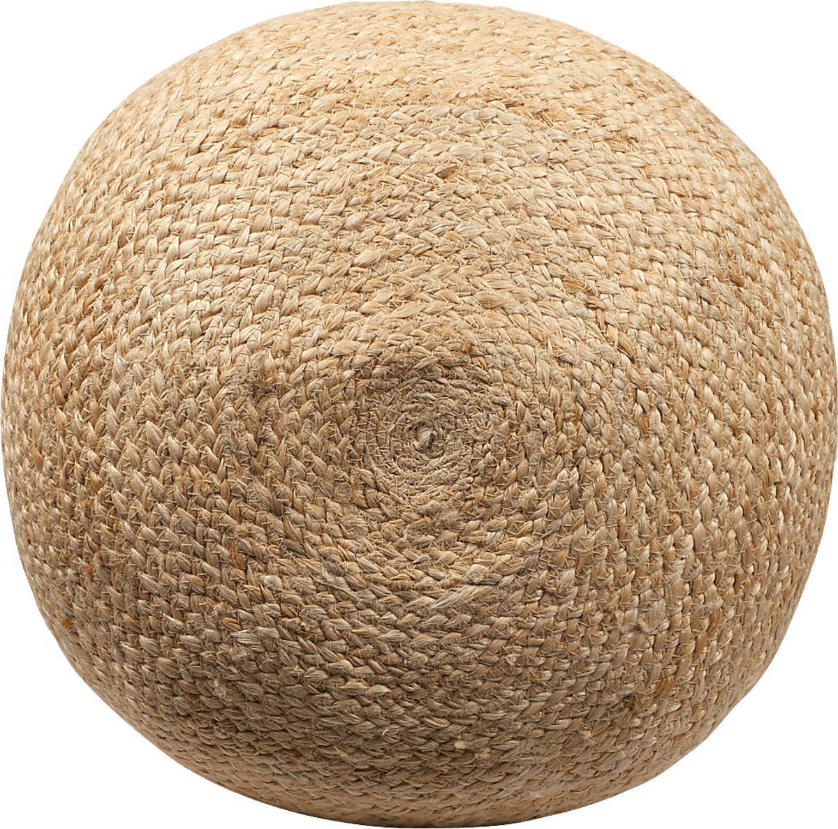 Amiden Natural,Navy Beige,Blue,White Cotton,Jute Fabric Poufs | Rooms to Go
