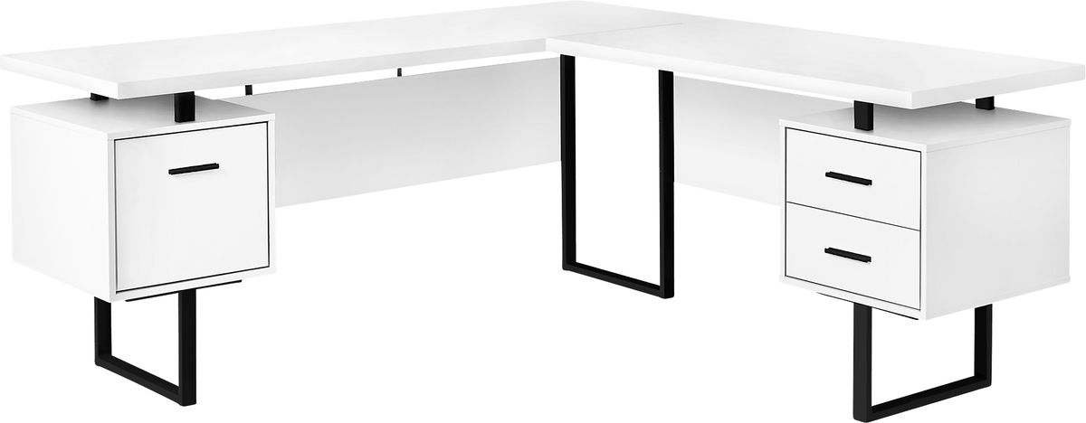 Ammonett White Colors,White Desk | Rooms to Go