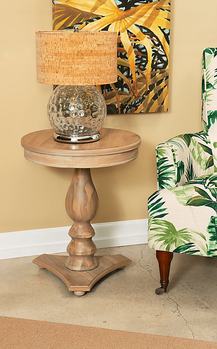 Amorette Natural Accent Table - Rooms To Go