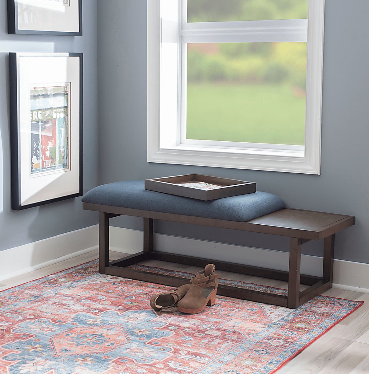 Amoroso Brown,Navy Blue,Brown Bech | Rooms to Go