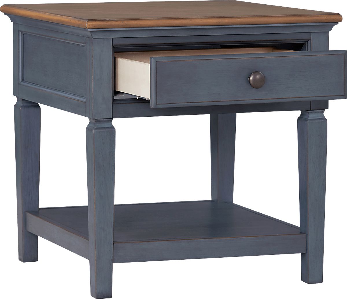 Amoyr Blue Colors End Table | Rooms to Go