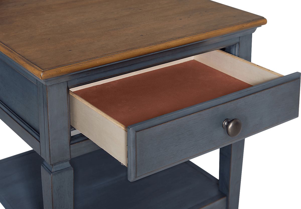 Amoyr Blue Colors End Table | Rooms to Go