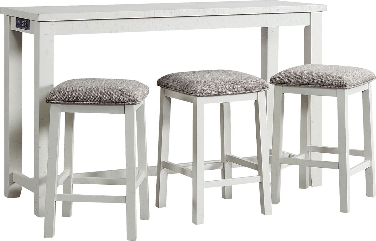 Ampezo White Dining Table Set | Rooms to Go