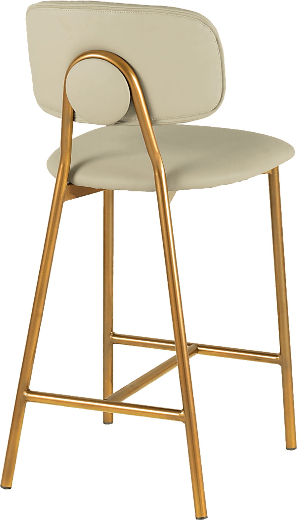 Ana Lee Beige Polyurethane Fabric Counter Stool, Set Of 2 | Rooms to Go