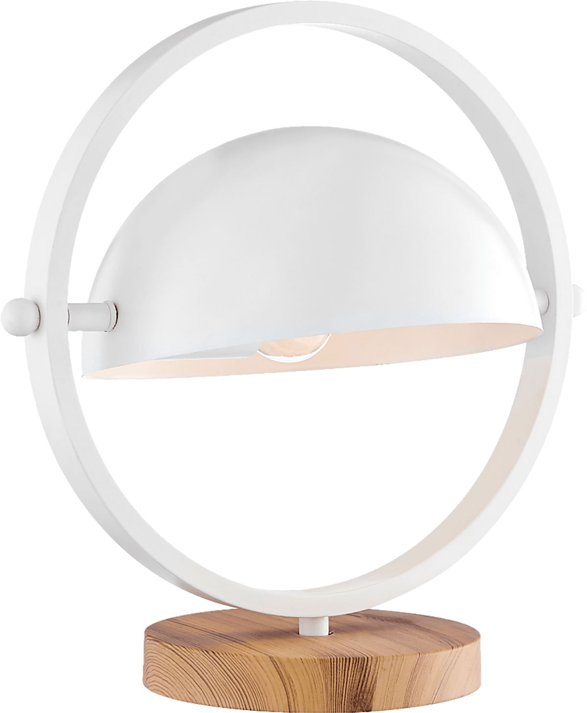 Ancroft Circle White Table Lamp | Rooms to Go