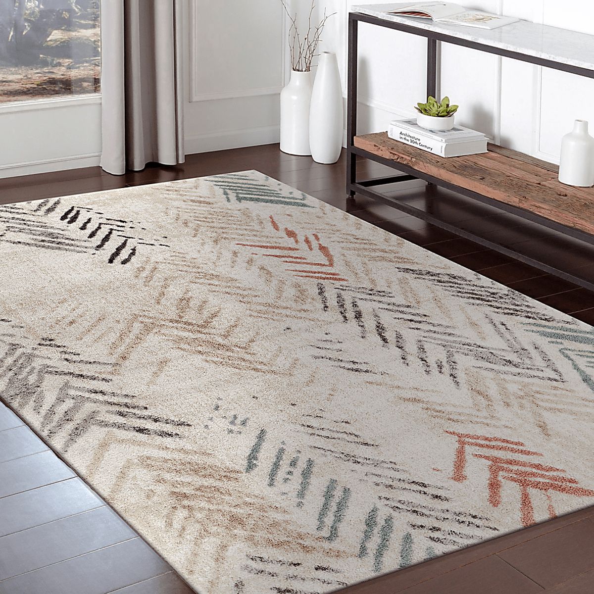 Andelios Beige Rug | Rooms to Go