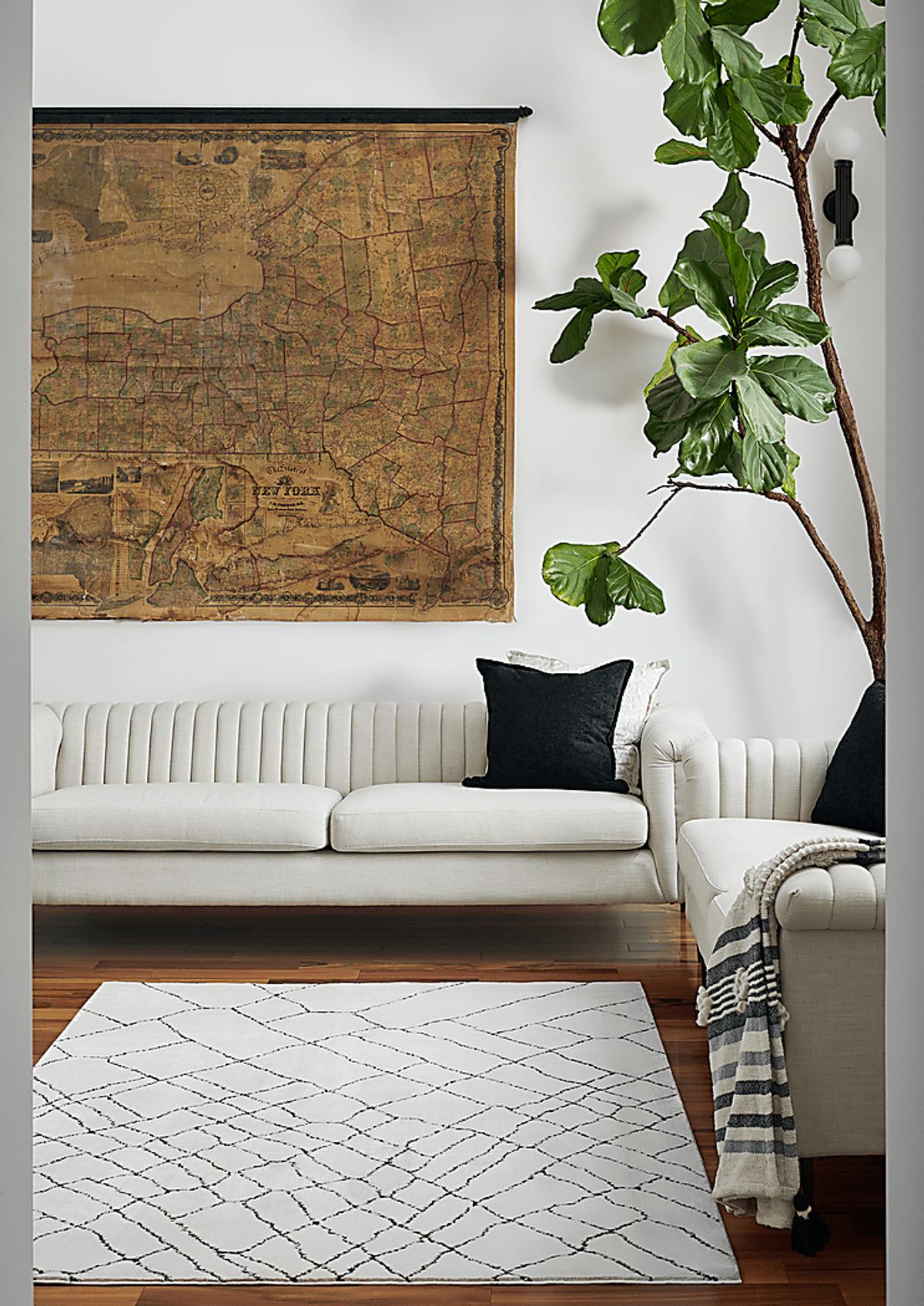 Andie Off-White Beige,White Rugs | Rooms to Go
