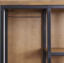 Andrex Brown Dark Wood Halltree | Rooms to Go