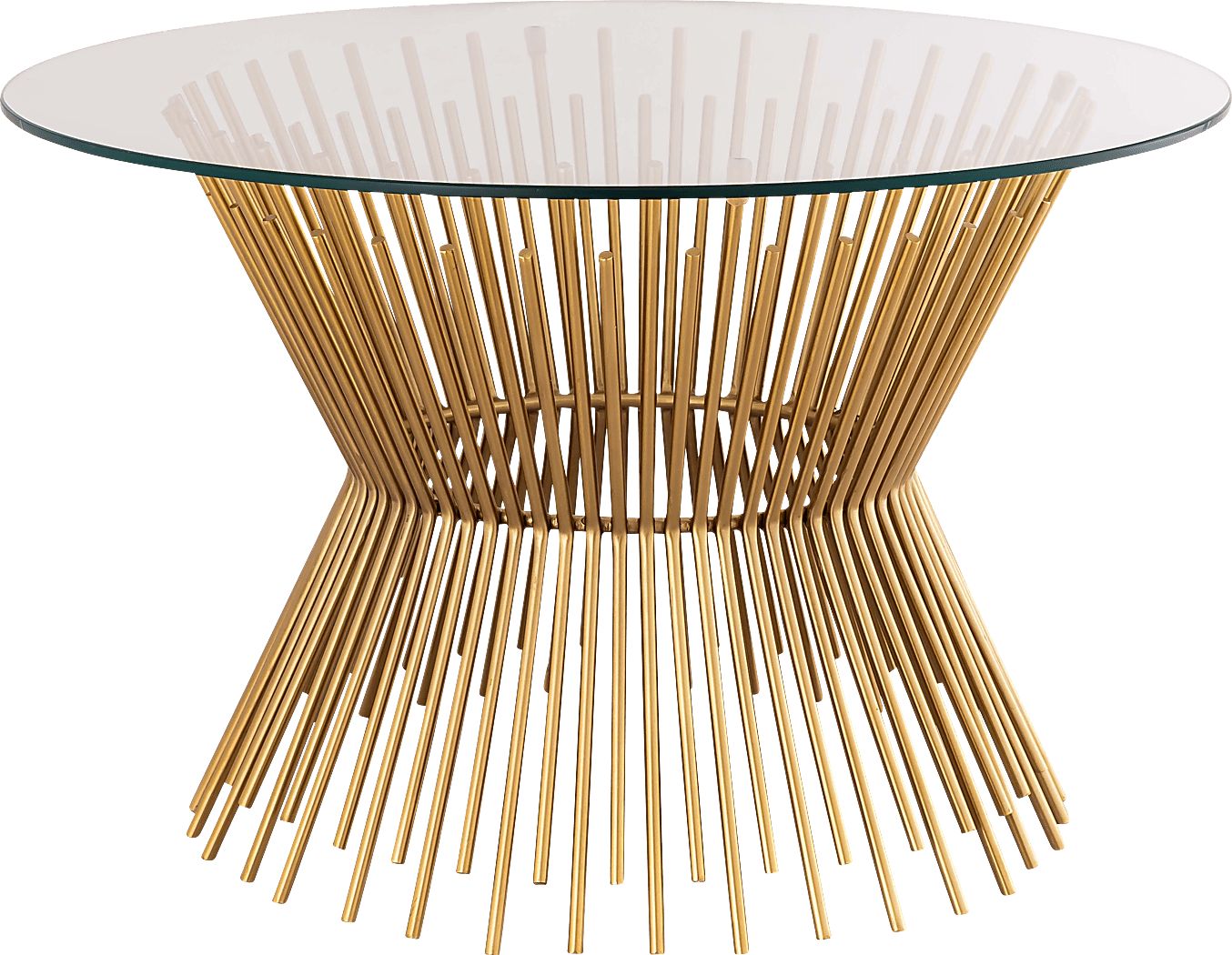 Anellan Gold Colors,Metal Cocktail Table | Rooms to Go