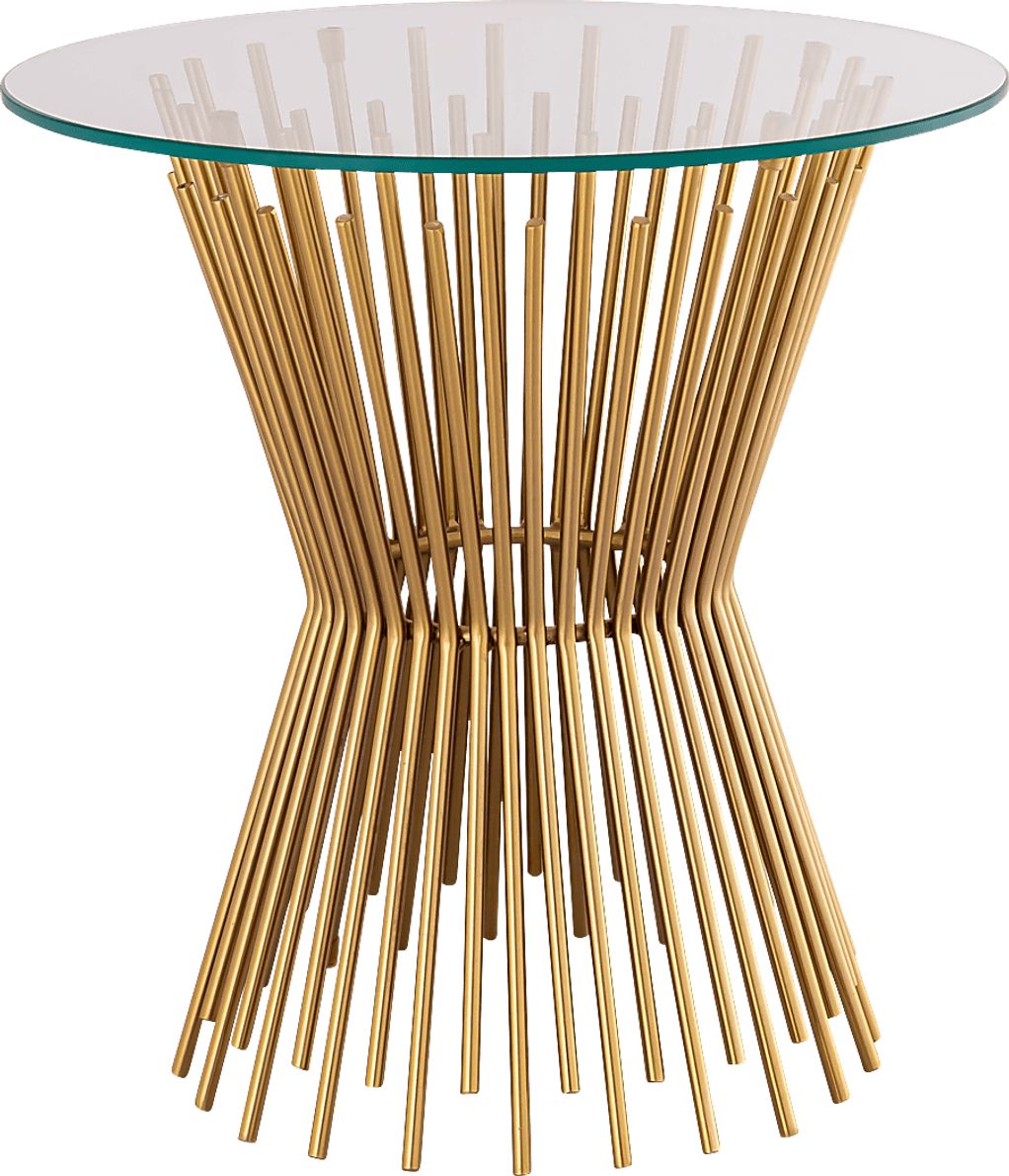 Anellan Gold Colors,Metal End Table - Rooms To Go