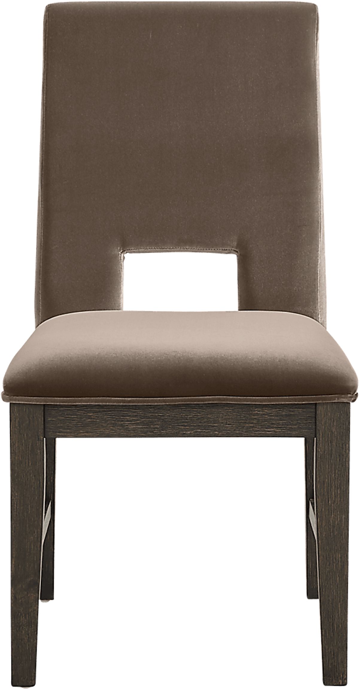 Angelica 5 Pc Brown Dark Wood Gray Dining Room Set With Dining Table ...