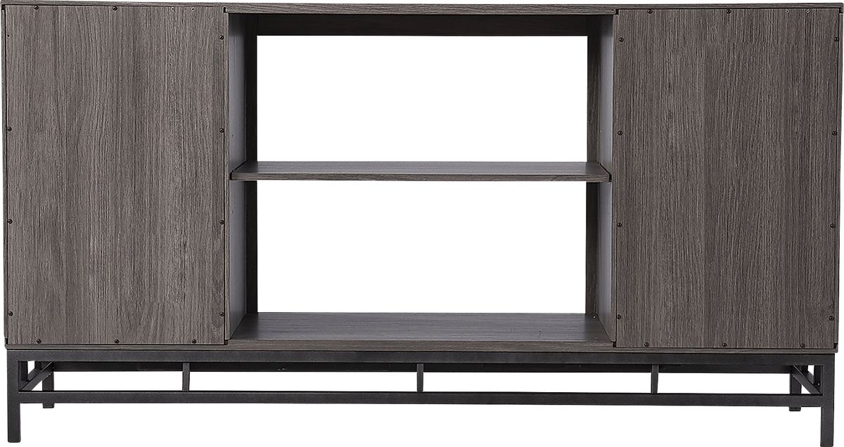 Angevine Gunmetal Gray 60" Console | Rooms to Go