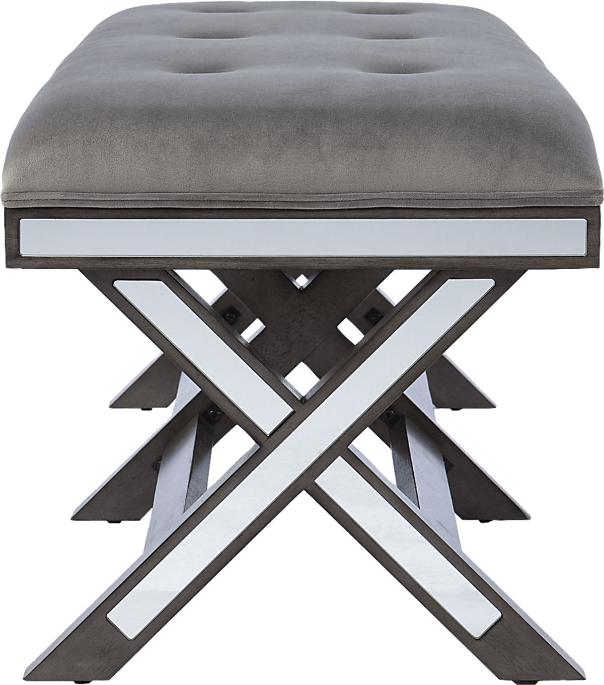 Angleston Gray Accent Bench | Rooms to Go