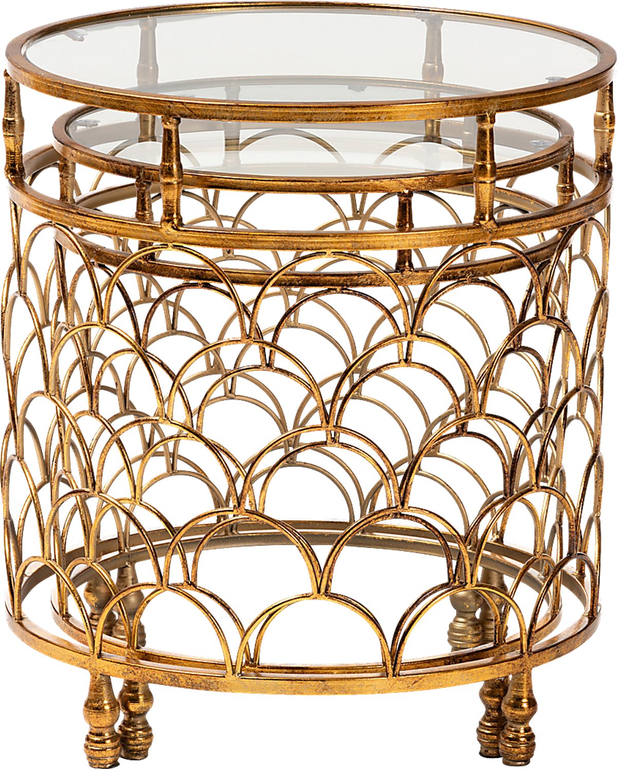 Angleton Gold Colors,Metal Nesting Tables | Rooms to Go