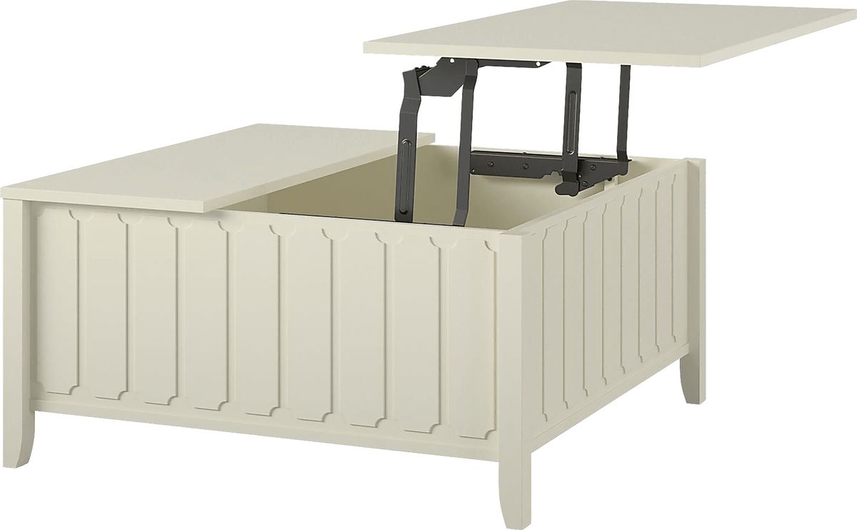Anselma White Colors,White Cocktail Table | Rooms to Go