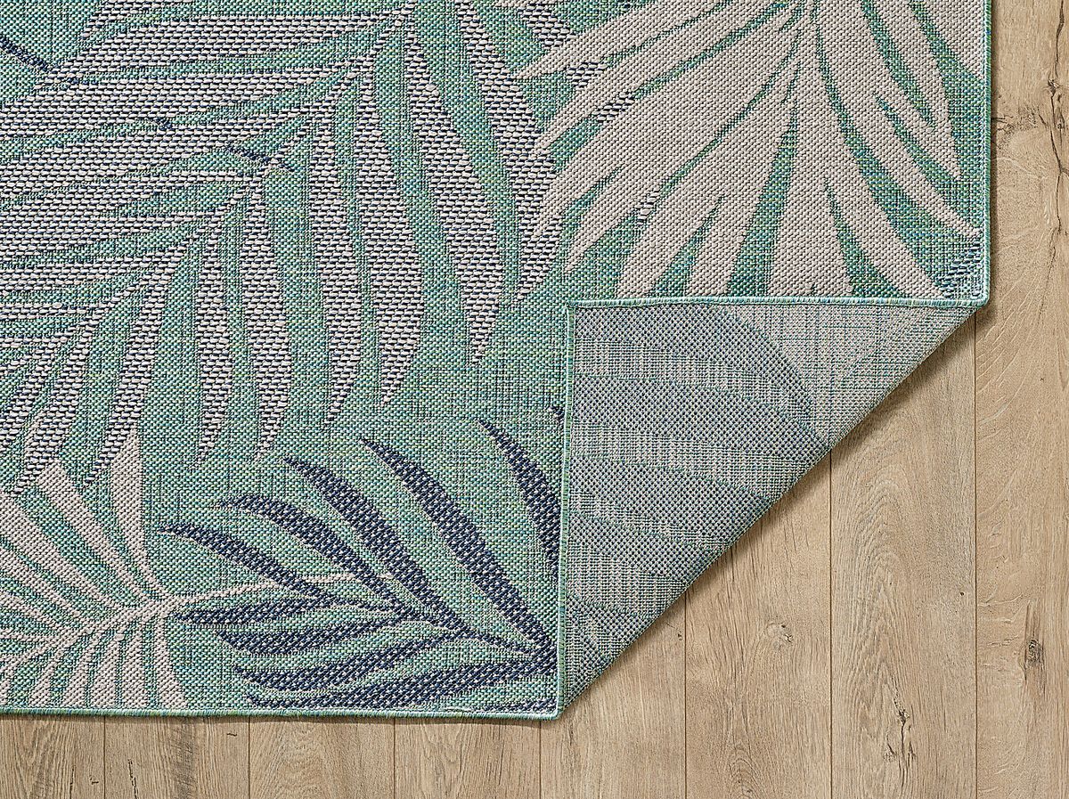 Antawa Aqua Blue Rugs | Rooms to Go