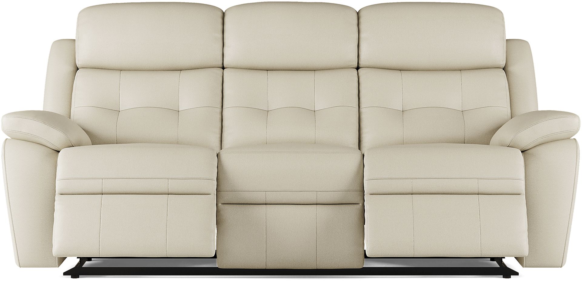 Antonin Beige Leather Power Reclining Sofa | Rooms to Go