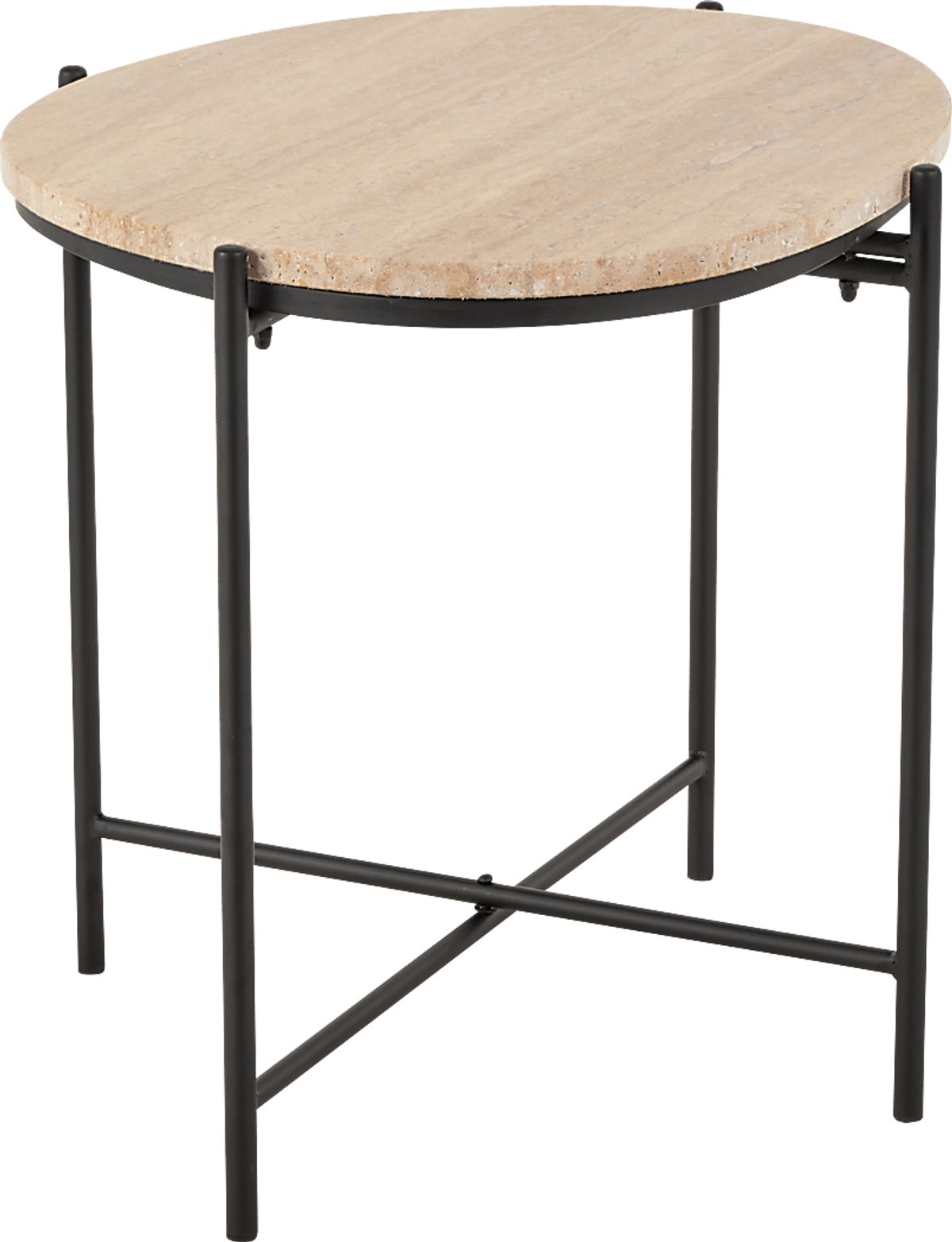 Anulo Beige Colors,Light Wood,White Accent Table | Rooms to Go
