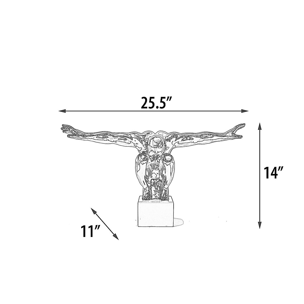 Aphel Silver Gray Sculpture | Rooms to Go