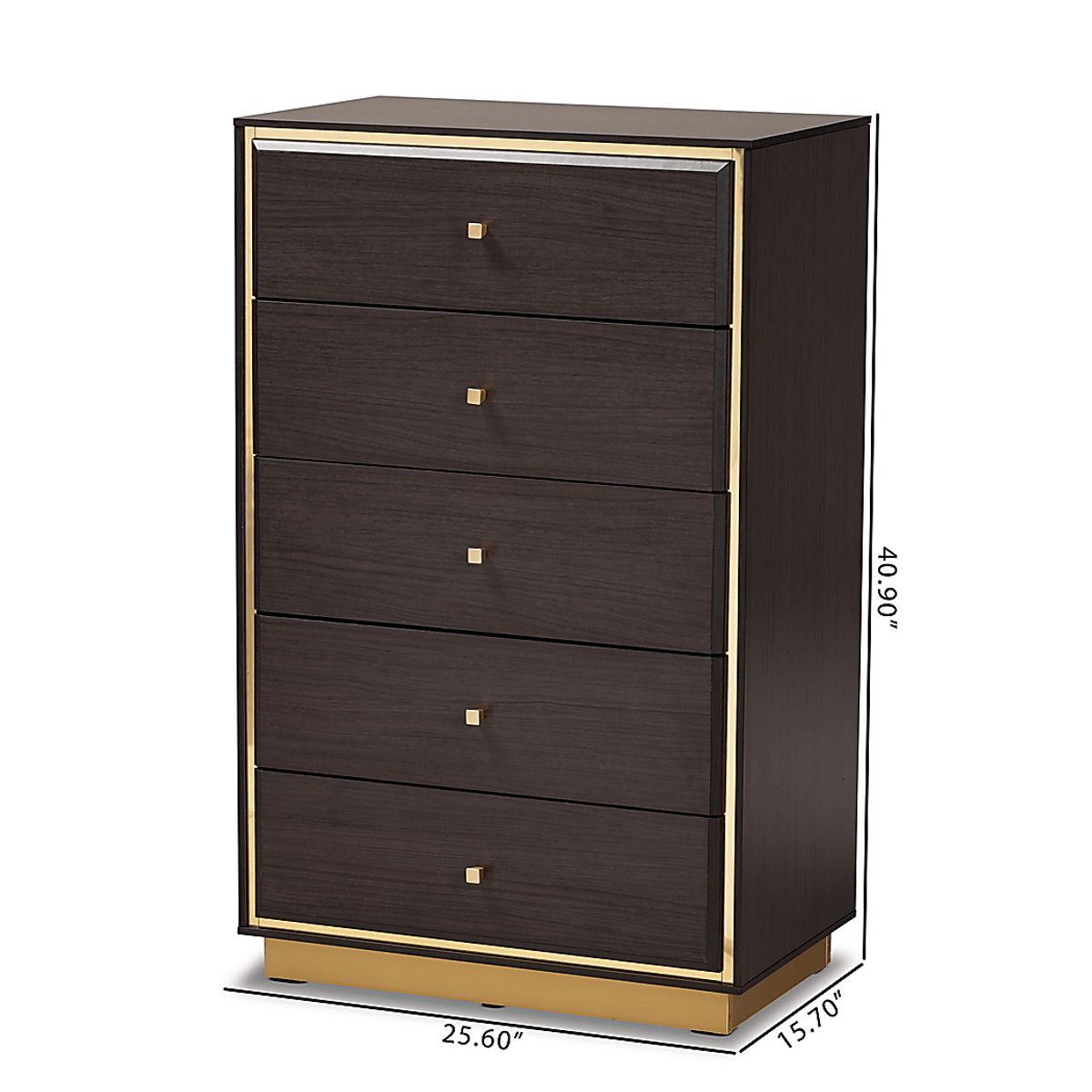 Aralena Dark Brown Chest | Rooms to Go