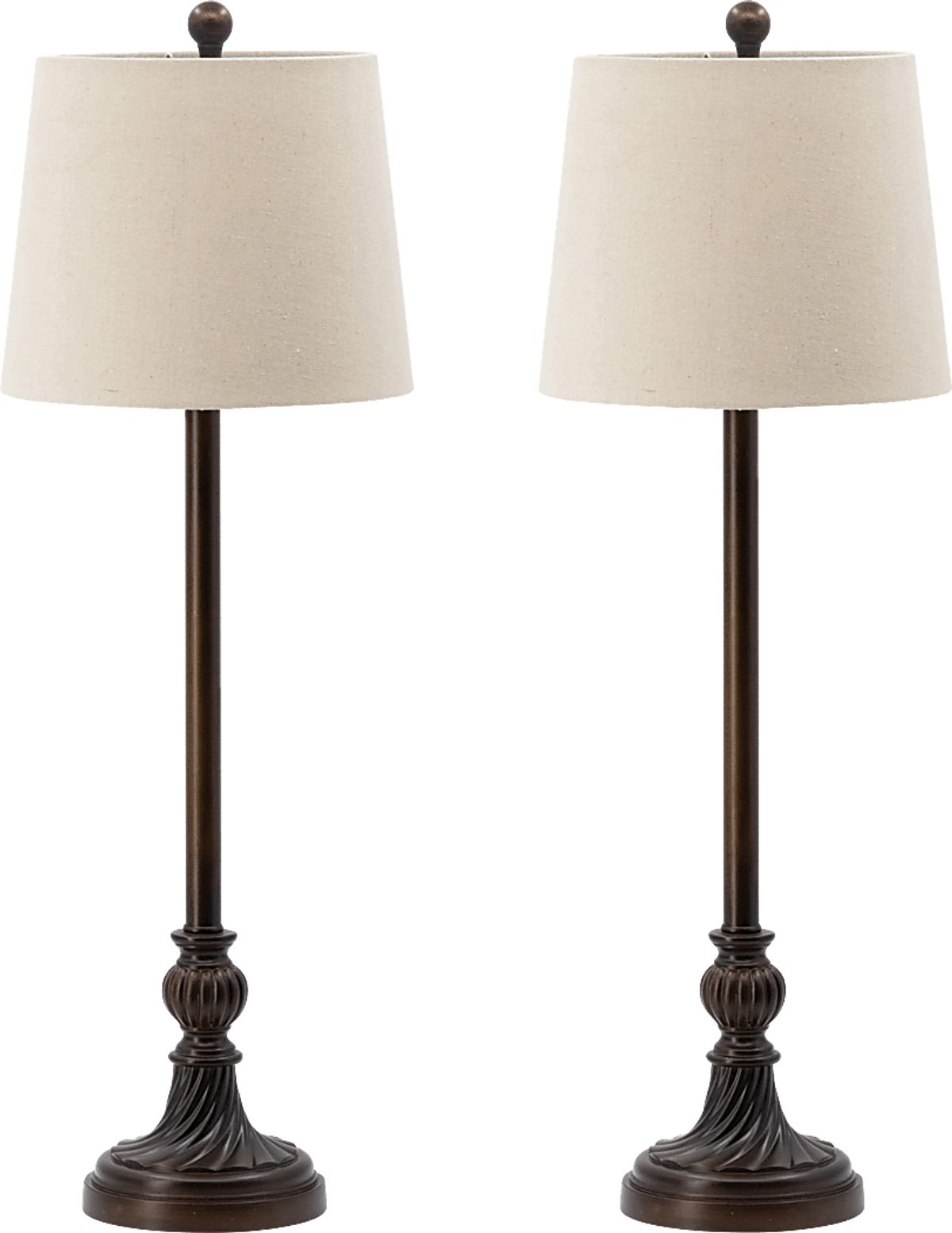 Arcadia Avenue Bronze Brown,Yellow Table Lamp | Rooms to Go