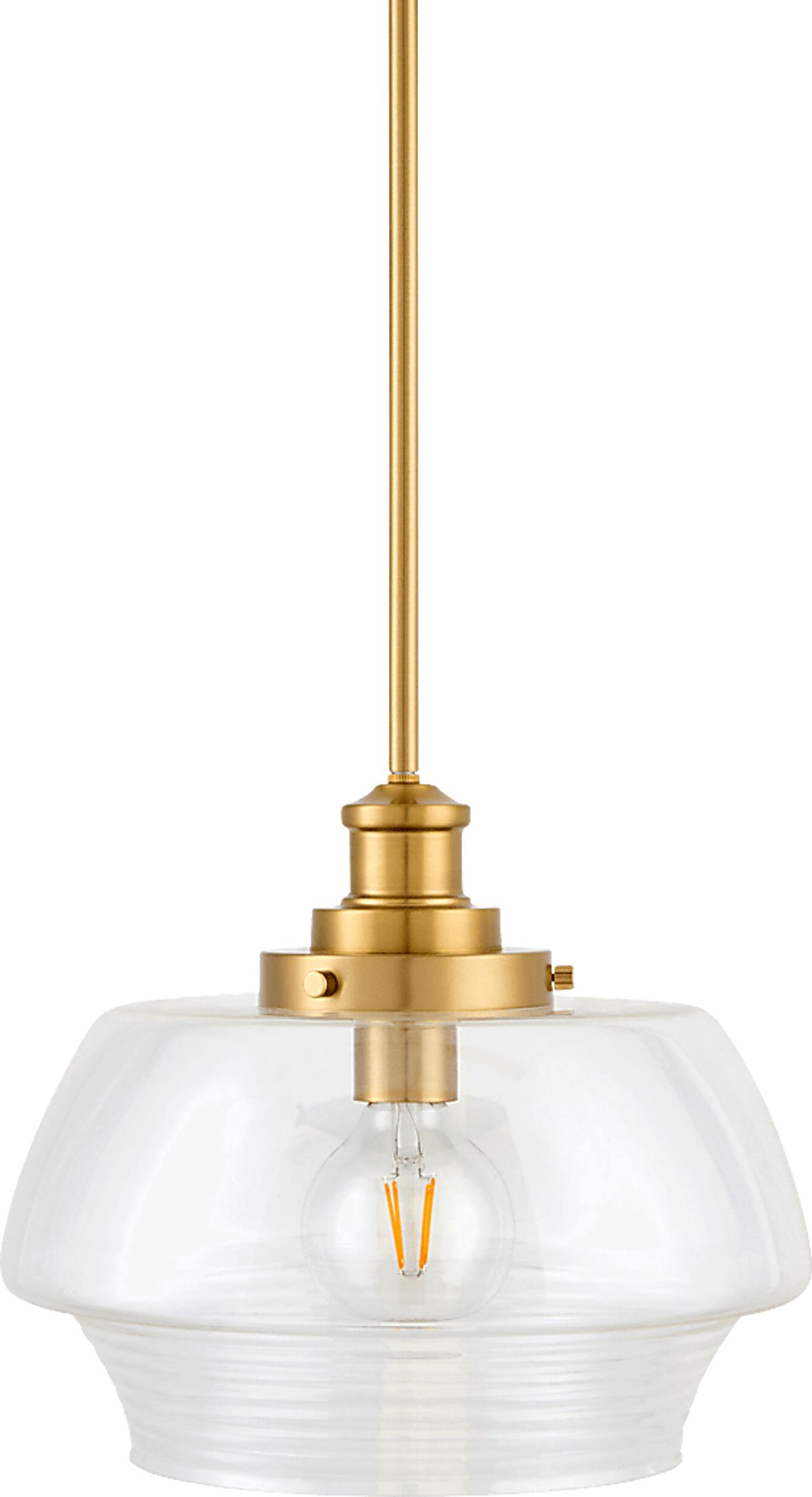 Arcane Gold Yellow Pendant | Rooms to Go