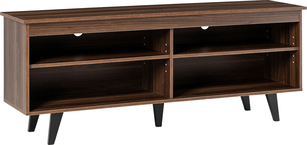 Ardley Walnut Dark Wood Console | Rooms to Go