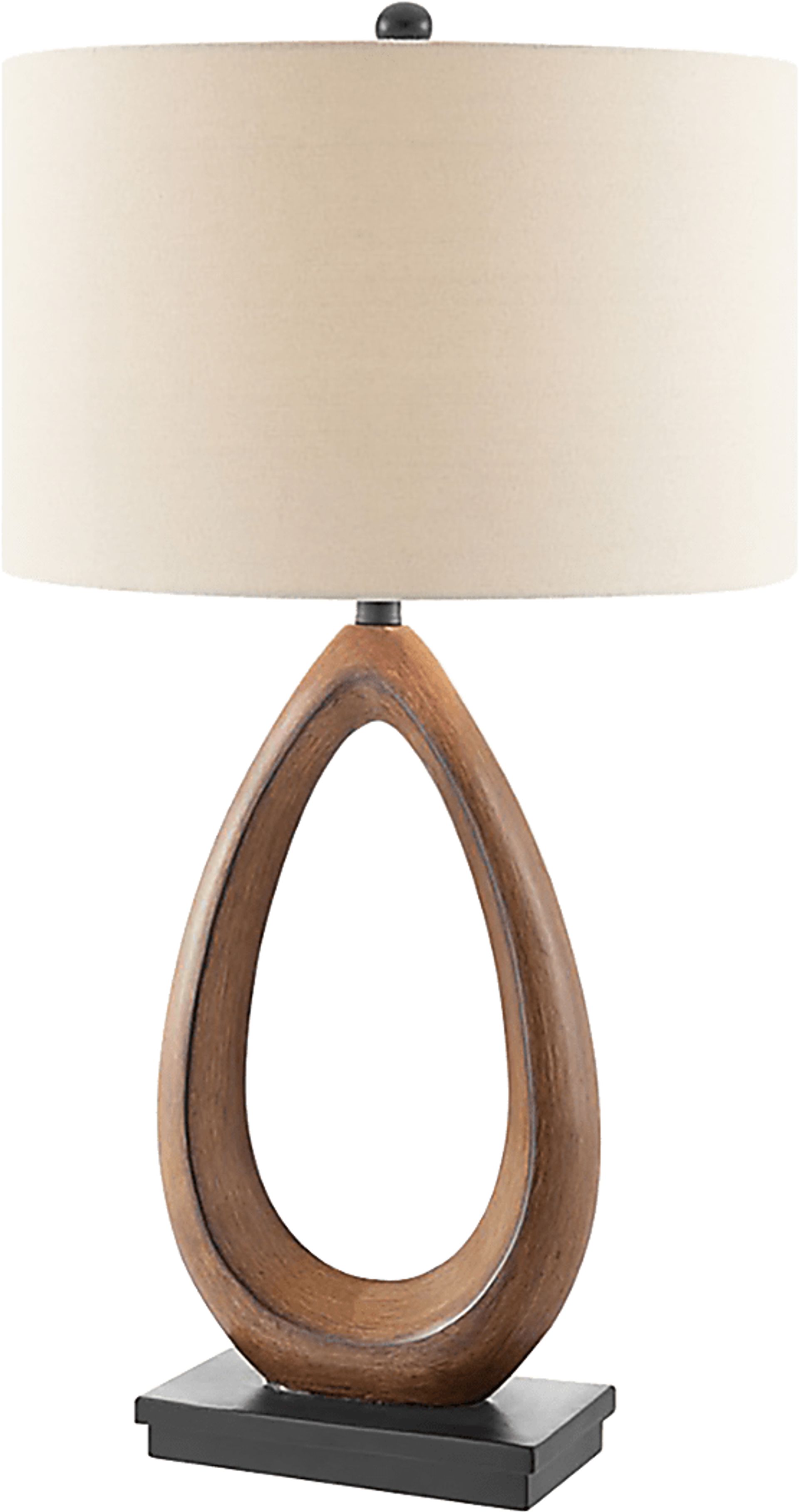 Ardwick Brown Dark Wood Lamp | Rooms to Go