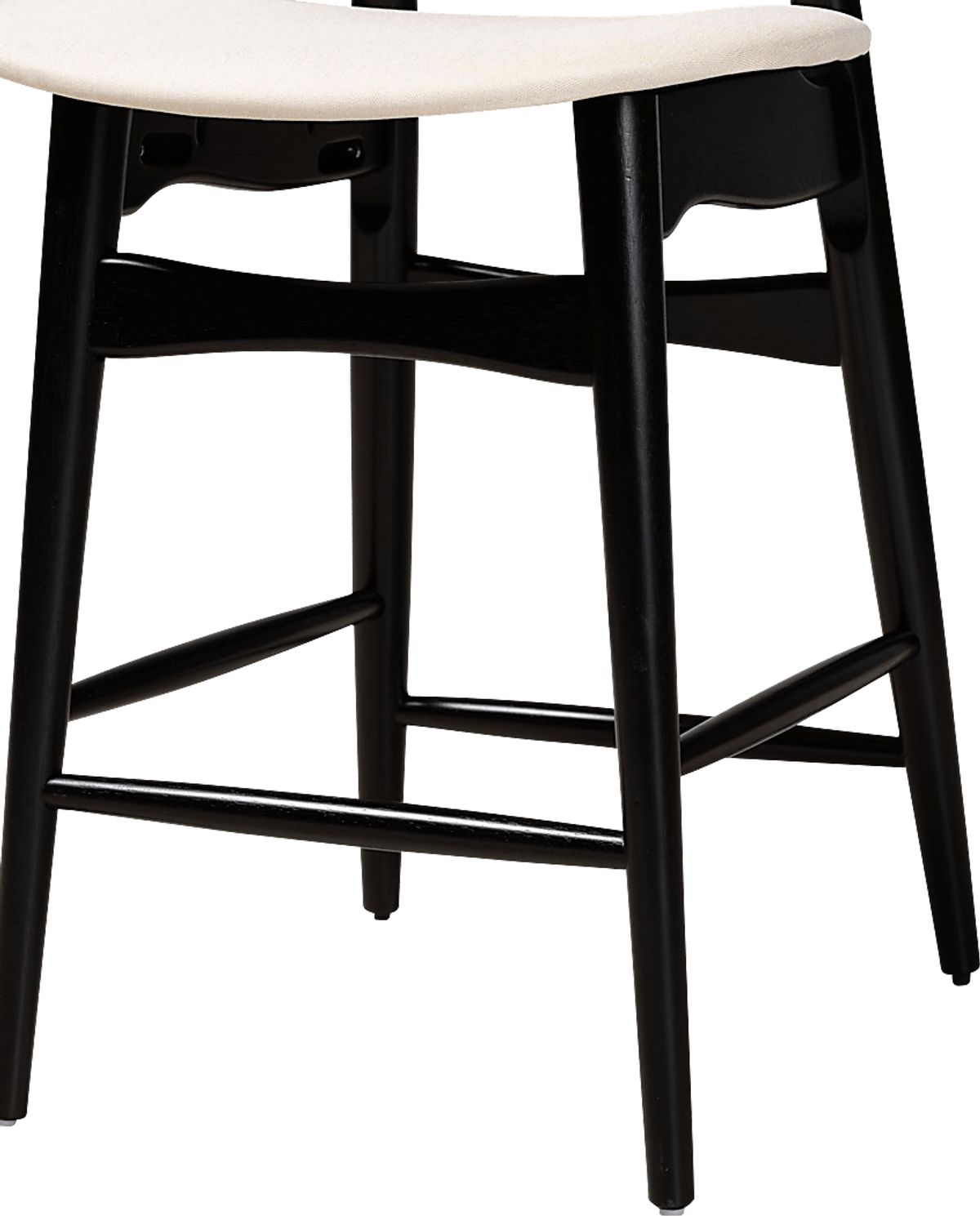 Argilla Black Polyester Fabric Counter Stool, Set Of 2 | Rooms to Go